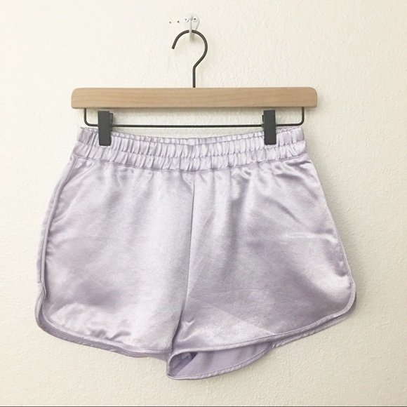 American Apparel | Shorts | New Aa Metallic High Waist Running Short ...